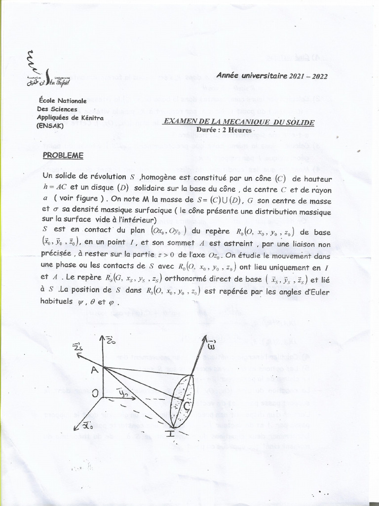 Exam 2021-2022 | PDF