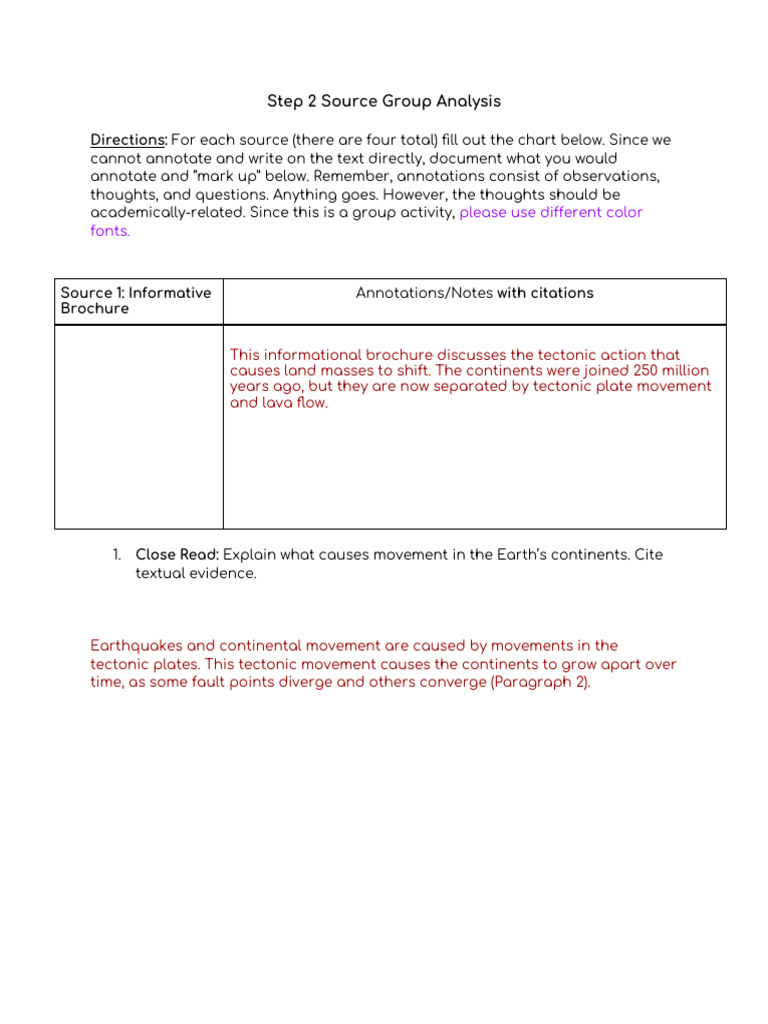 Group Analysis of Earthquake Sources | PDF | Tectonics | Plate Tectonics