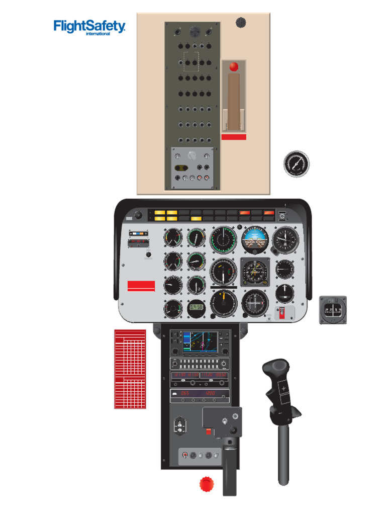 Panel BELL 206B3 FlightSafety | PDF | Transport | Vehicles