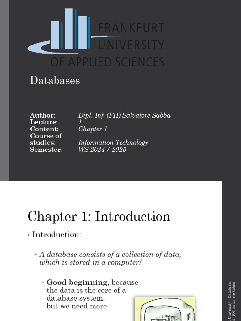 01a Database Lecture Databases Pdf Databases Data Management