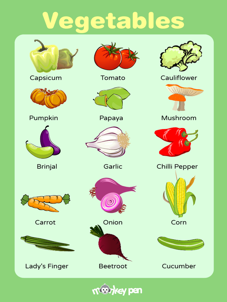 Vegetable Chart For Kids 1 984c95f4 81ef 4dbf 83aa 9fa48c64b43f | PDF