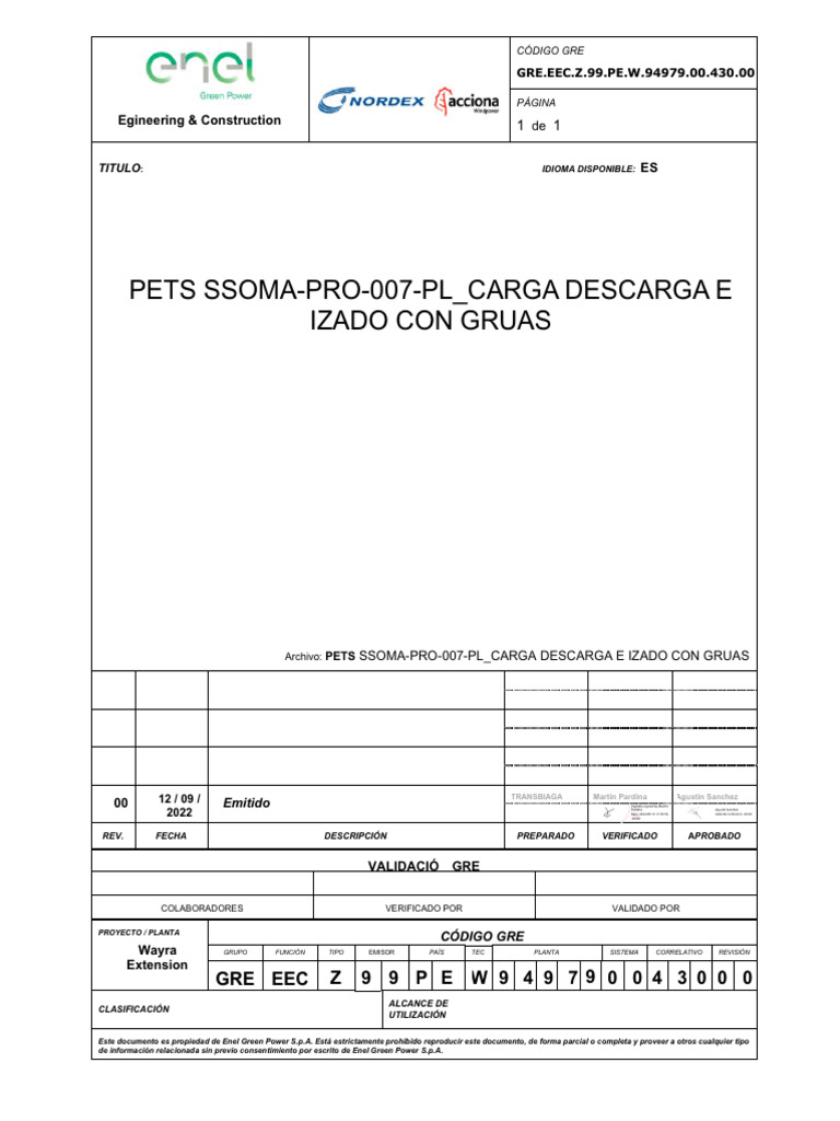 Gre Eec Z 99 Pe W 94979 00 430 00 | PDF | Grúa (máquina) | Cuerda