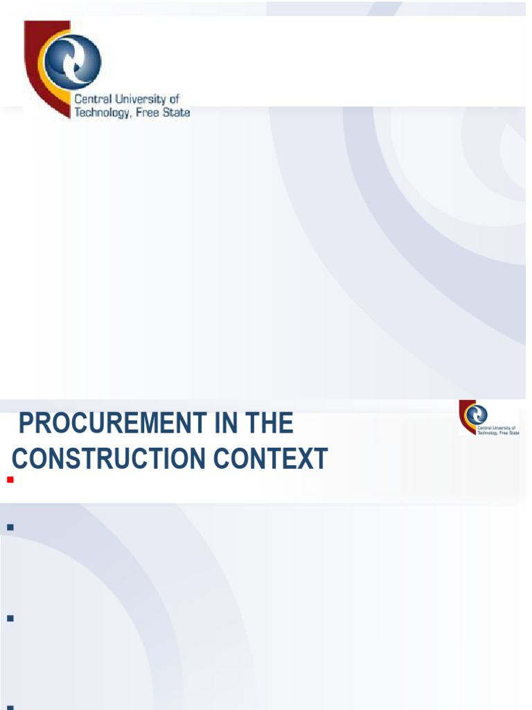 CIDB Construction Procurement Standards 2019 | PDF | Procurement | Economies
