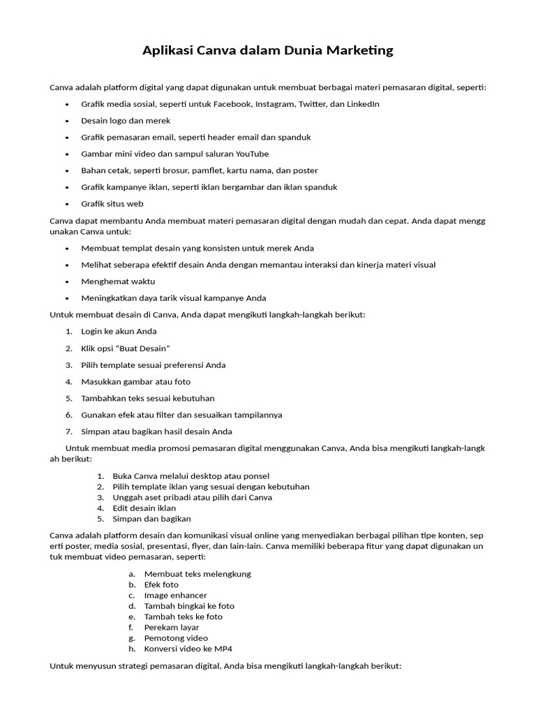 Materi, LKPD, Soal CANVA | PDF | Bisnis