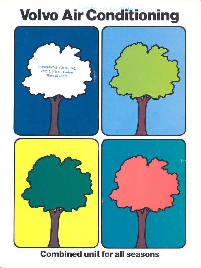 Volvo Air Conditioning 1981 | PDF | Air Conditioning | Mechanical ...