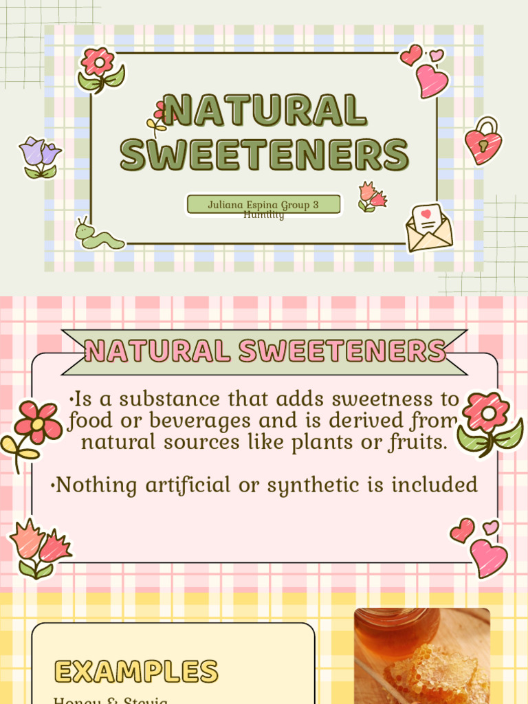 Group 3 con chem report SWEETENERS | PDF | Sucrose | Fructose