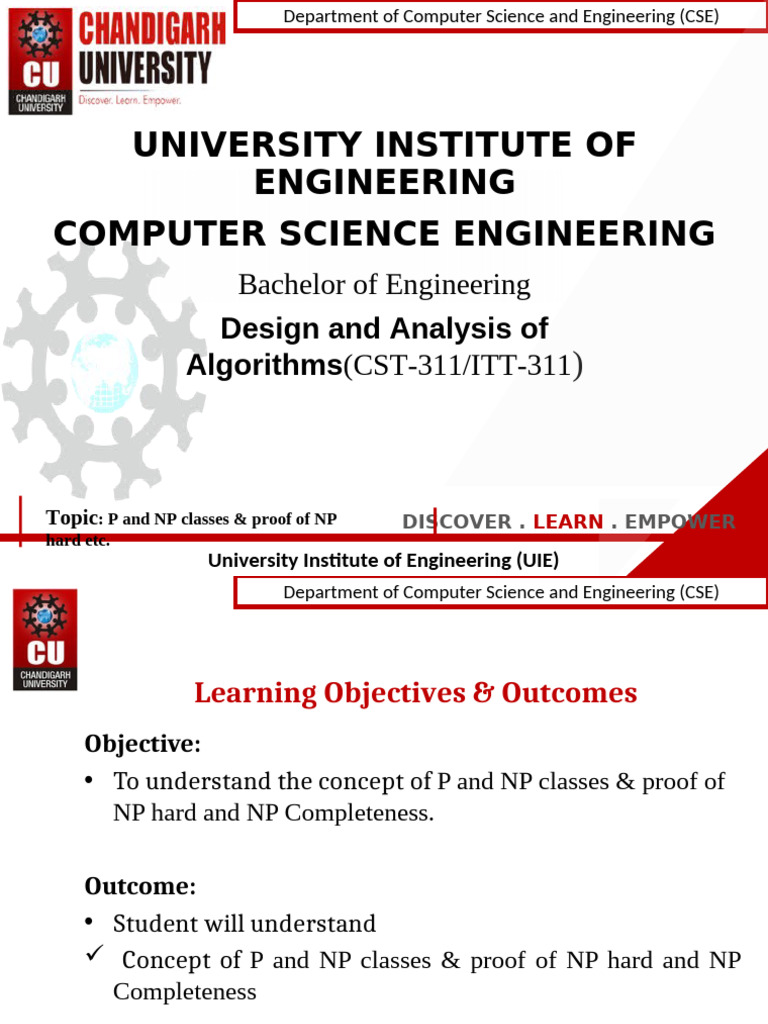 8.1, 8.2 P and NP Concept and Proof | PDF | Time Complexity | Computational Complexity Theory