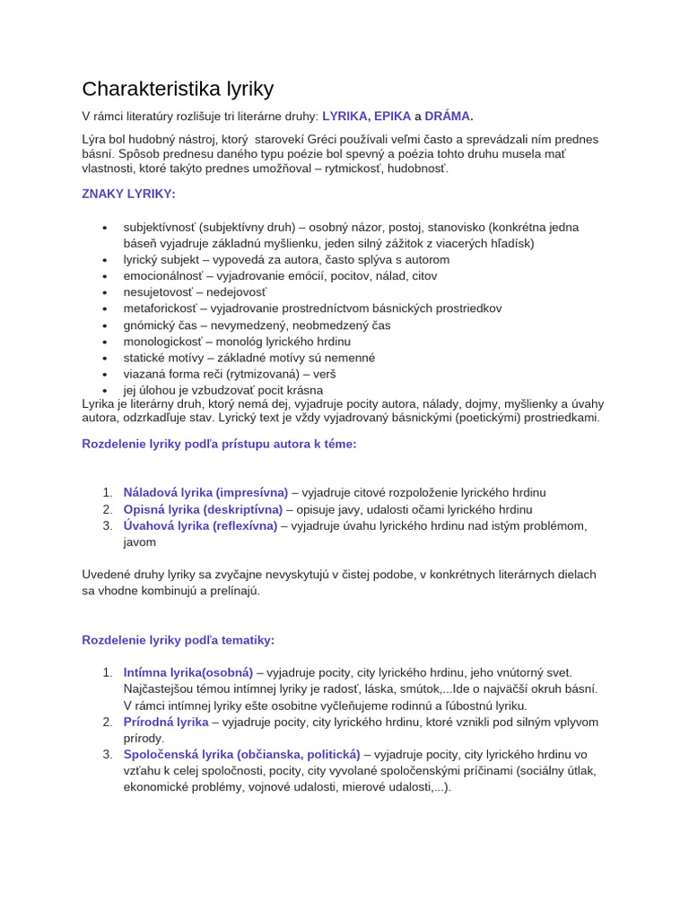 Lyrika | PDF