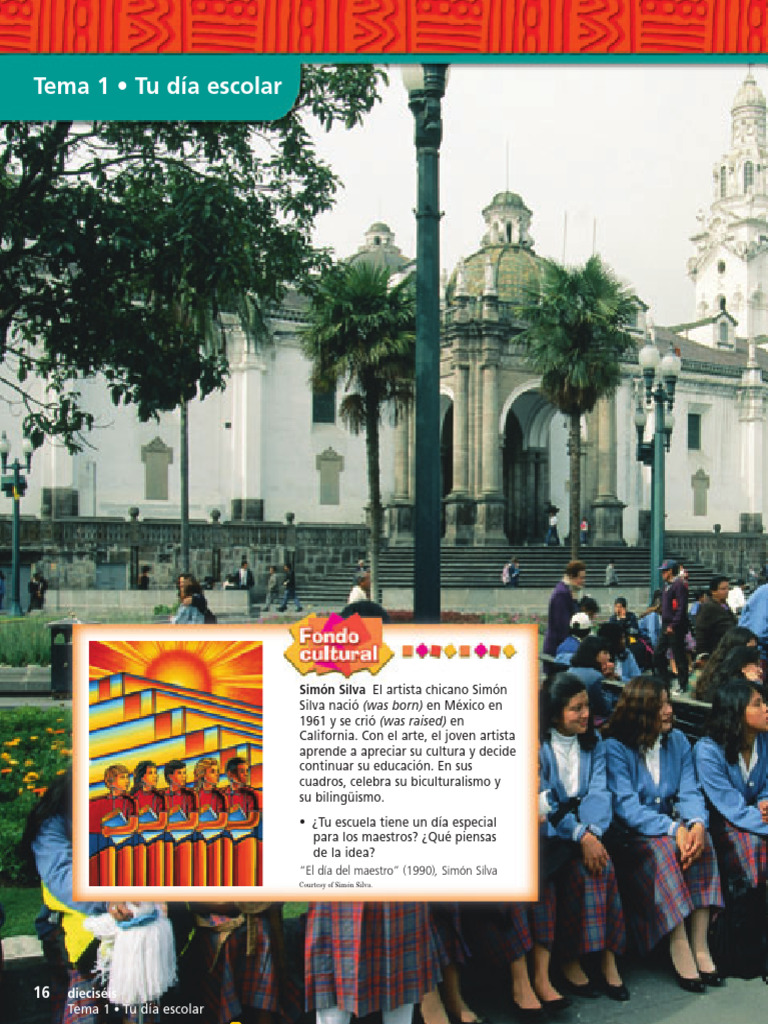 Realidades 2 - Ch. 1A | PDF | Vocabulary | Linguistics