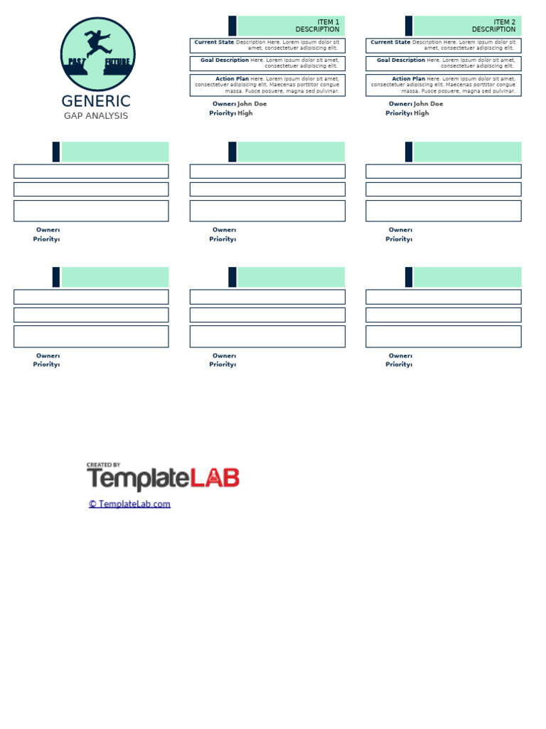 Generic Gap Analysis Template | PDF