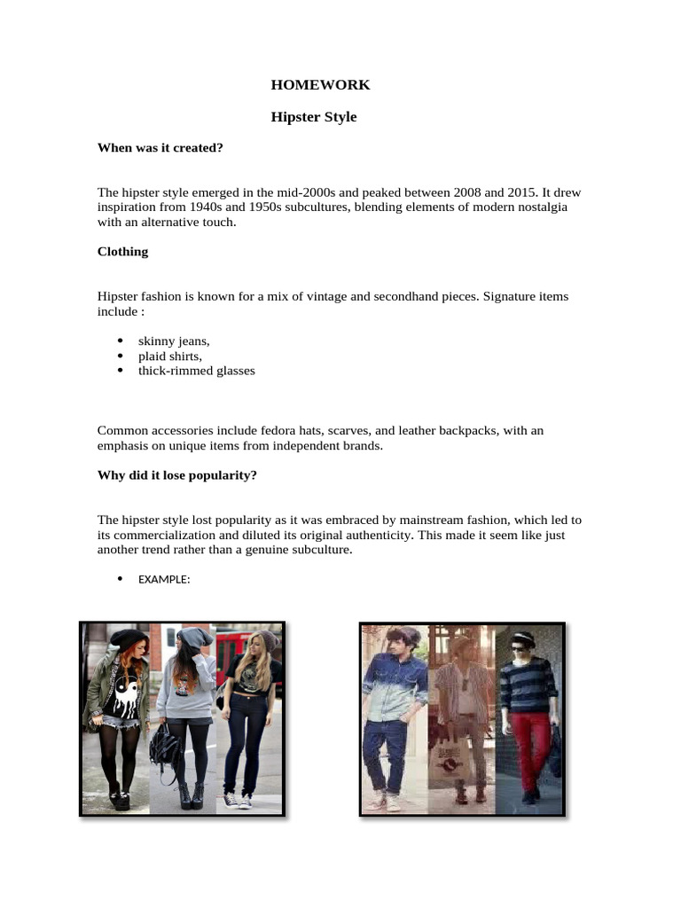 HIPSTER | PDF | Lifestyle