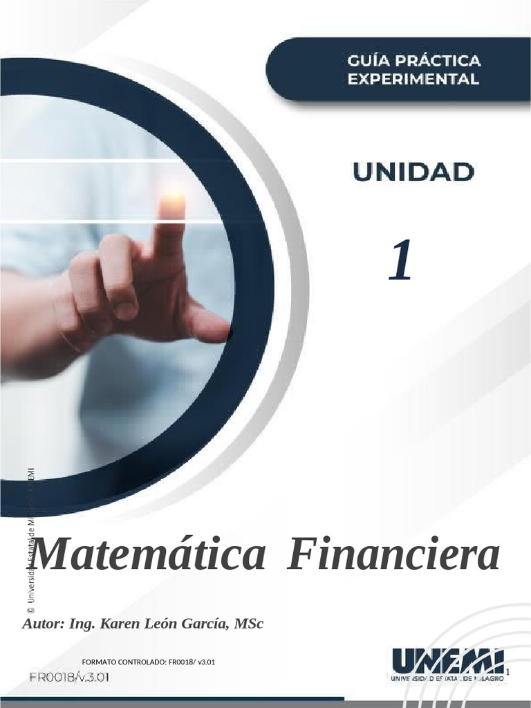 Guía Práctica de Matemática Financiera | PDF | Finanzas Matemáticas