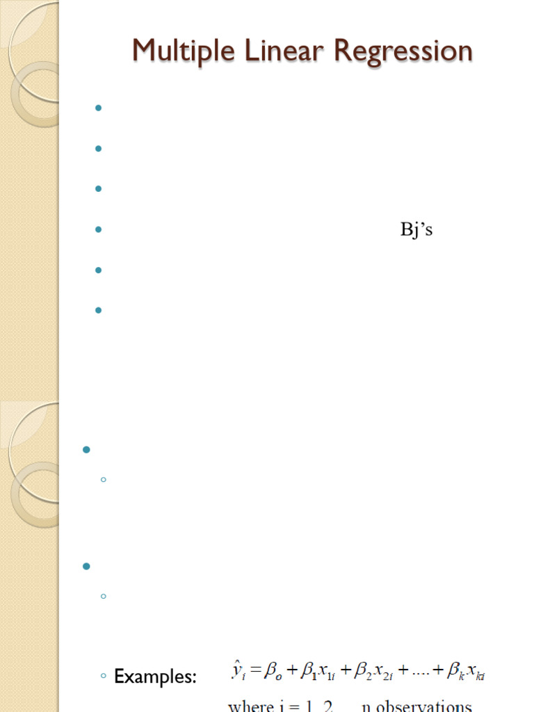 Multiple Linear Regression Session 4 | PDF | Coefficient Of Determination | Regression Analysis