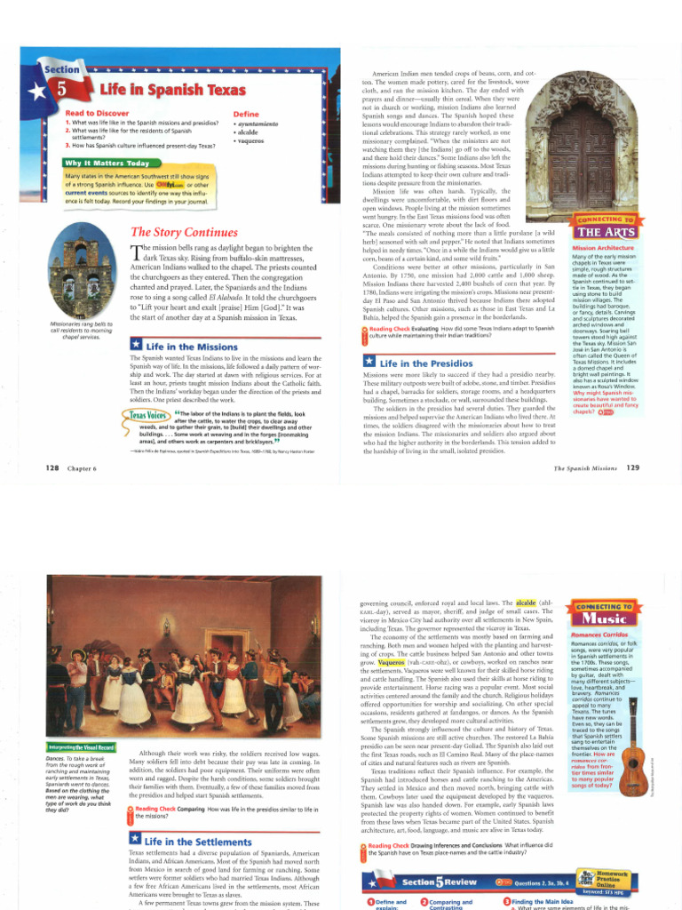 Social Studies Chapter - 6 Section 5 | PDF