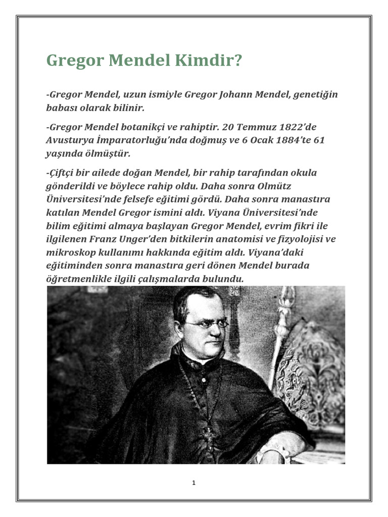 Mendel | PDF