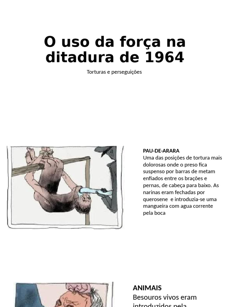 O Uso Da Força Na Ditadura de 1964 | PDF