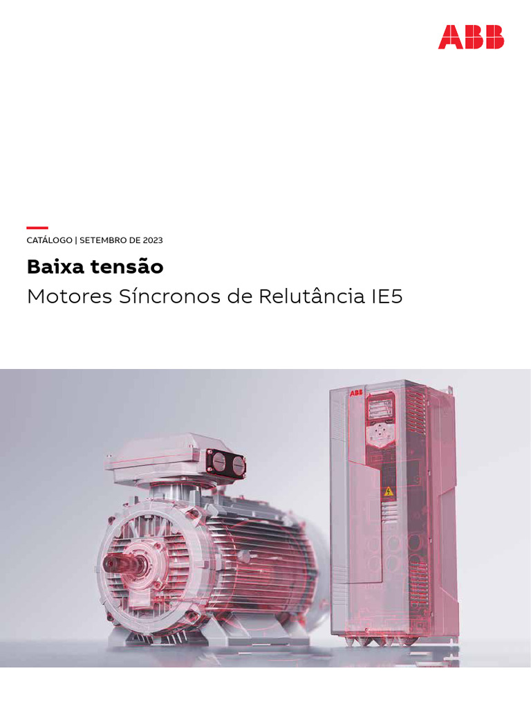 Motores Síncronos de Relutância IE5 ABB | PDF | Magnetismo | Motor elétrico