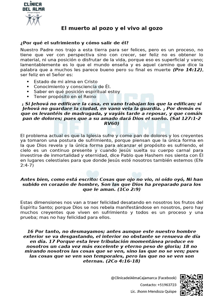 El Muerto Al Pozo y El Vivo Al Gozo | PDF | Jesús | Cristo (título)