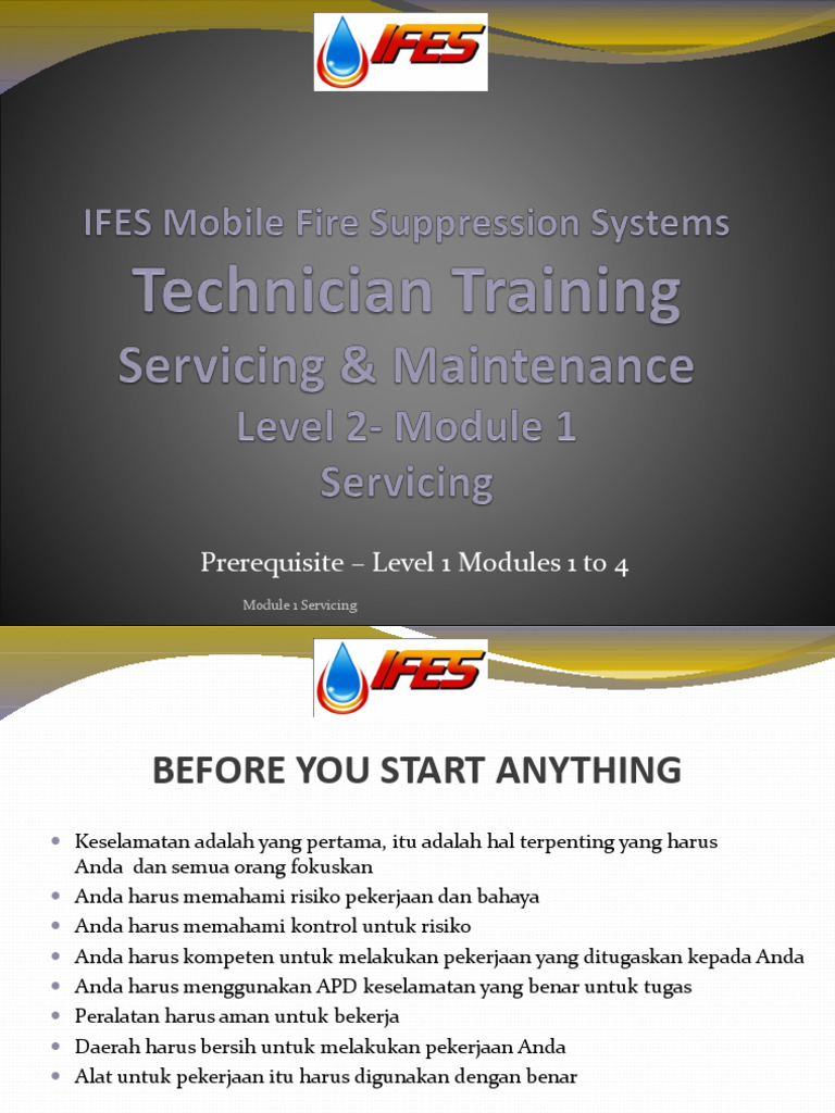 Indonesia IFES - Service Training Module 1 | PDF | Bisnis | Teknologi ...