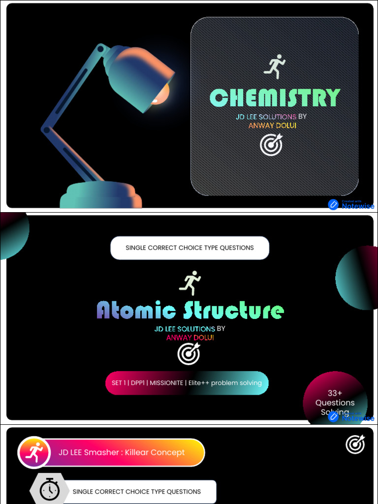 JD Lee Chemistry Solutions Overview | PDF | Manganese | Atomic Physics