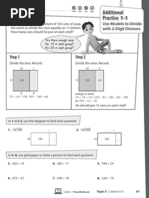 Envision Math Grade 5 Worksheets