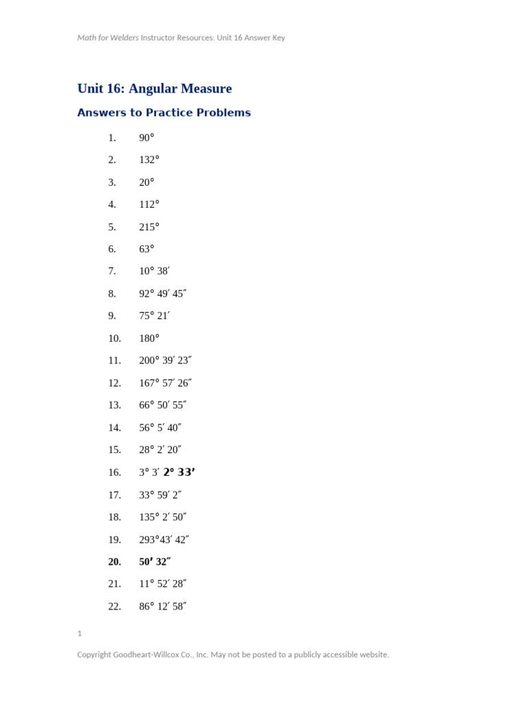 Unit16 Answerkey | PDF | Technology & Engineering