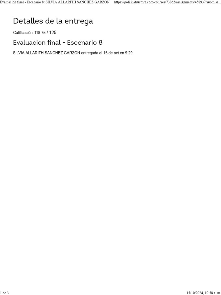 Evaluacion Final - Escenario 8 | PDF