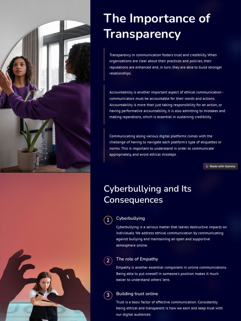 The Importance of Transparency | PDF | Communication | Credibility