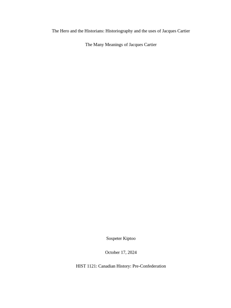 Shaping Cartier: Historiography Insights | PDF