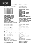 He Arose: Easter Hymn Lyrics | PDF