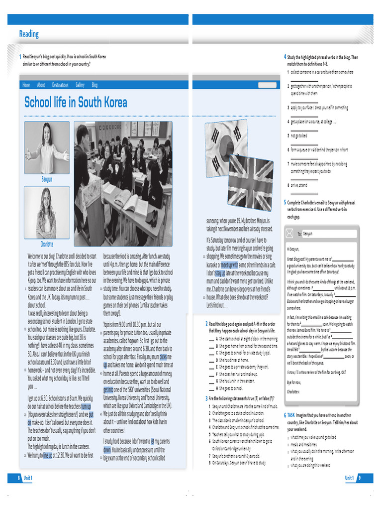 Insight 2e Pre Intermediate WB Sample Unit 1 0 (1) (2) Parte2 | PDF | Syntax | Semantic Units
