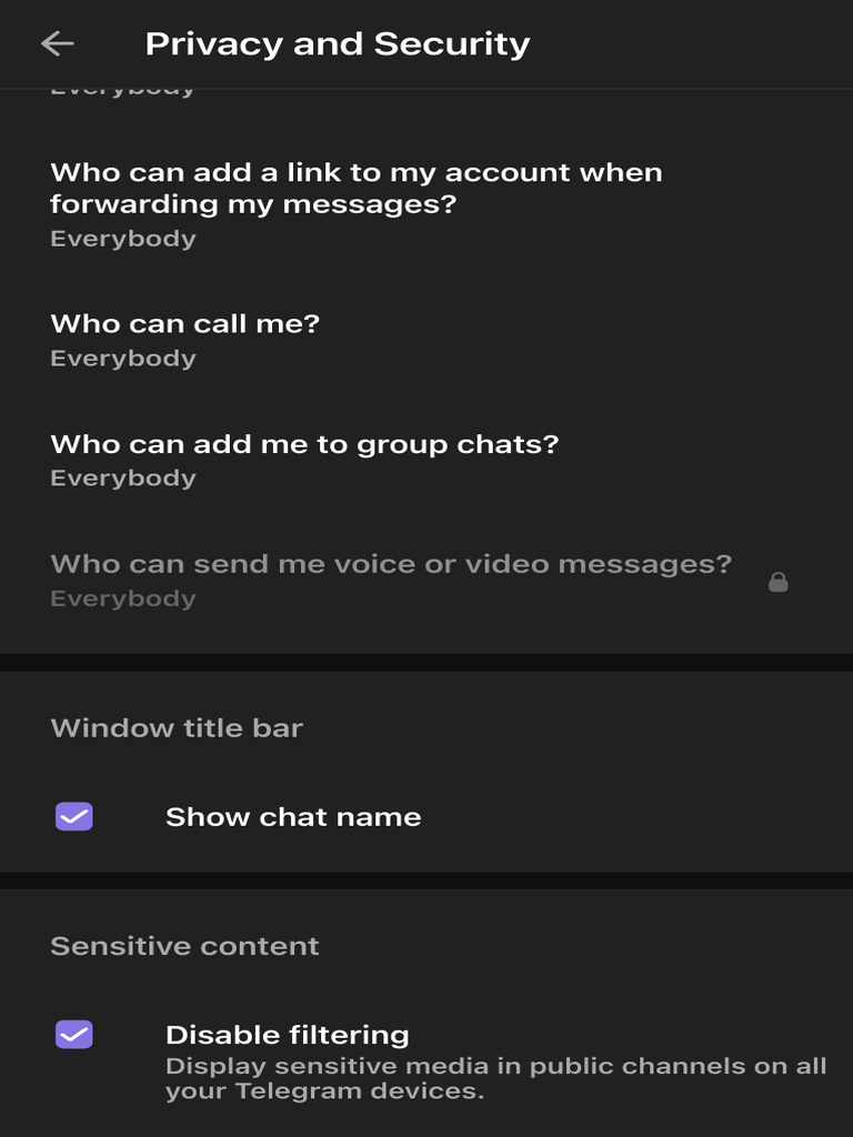 Telegram Privacy Settings Guide | PDF | Computers | Technology & Engineering