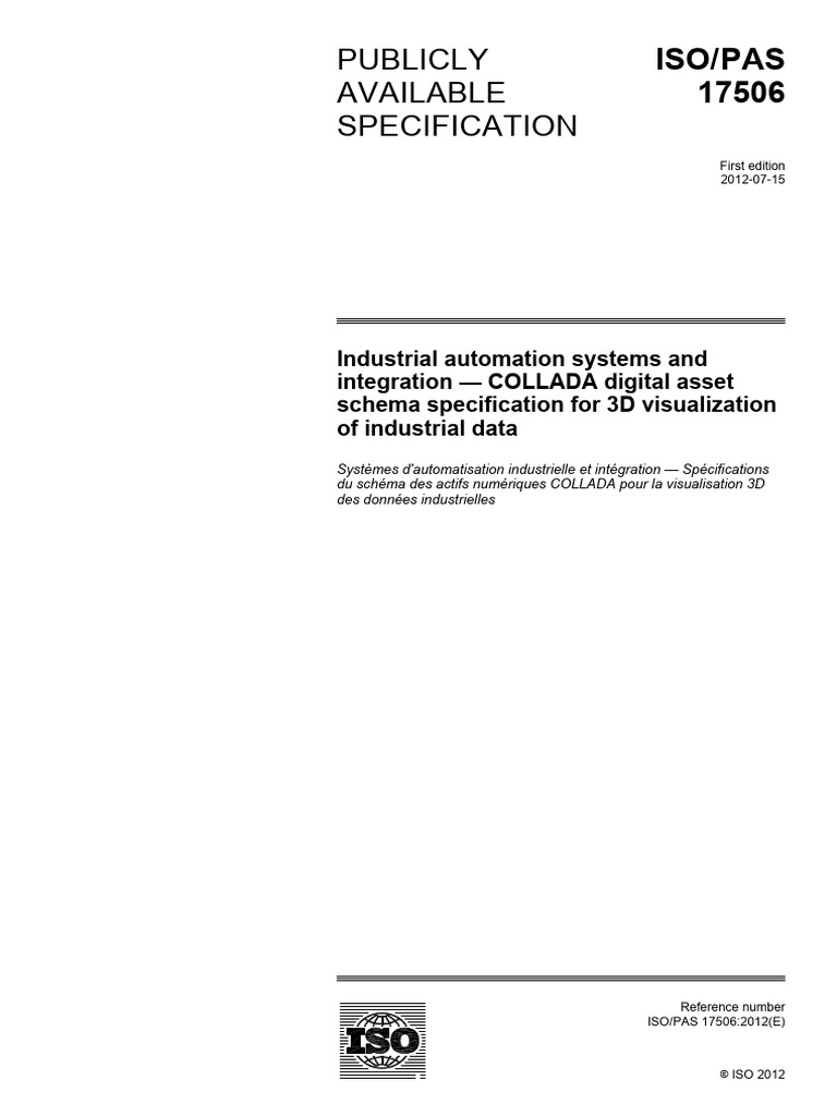 Iso Pas 17506-2012 | PDF | International Organization For Standardization