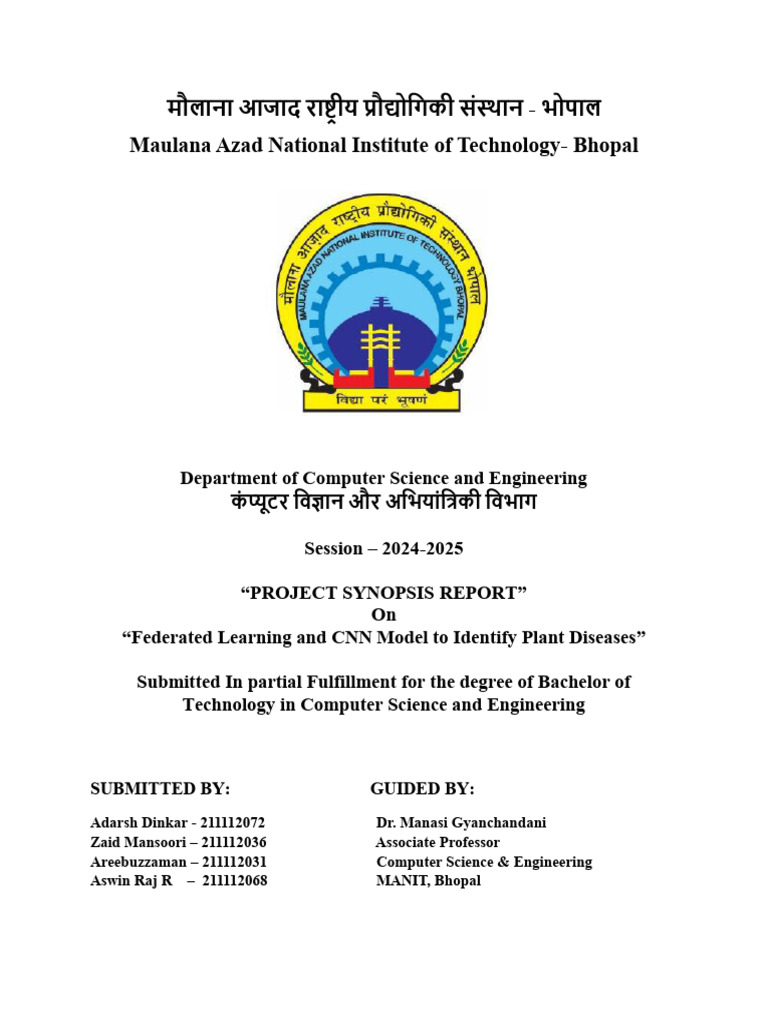 Detailed Synopsis Report | PDF | Learning | Computing