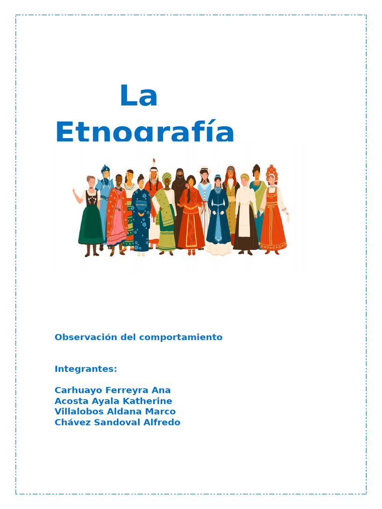 Etnografía: Observación y Métodos | PDF | Etnografía | Teoría