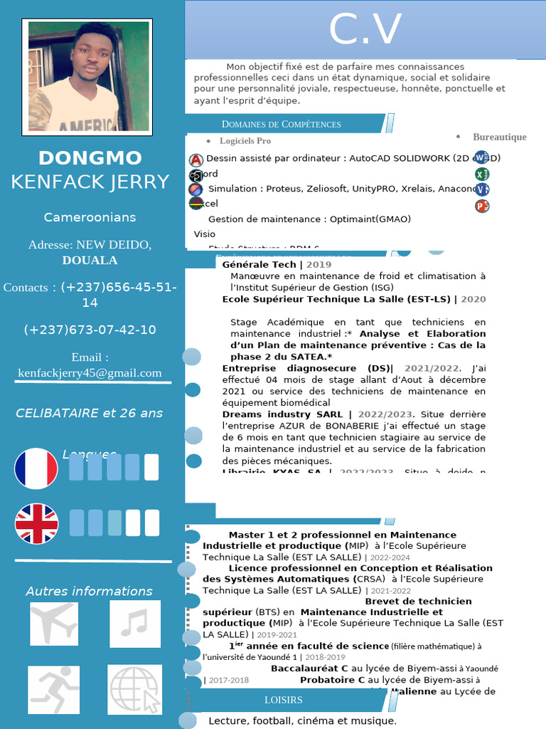 CV Final 1 | PDF | Informatique