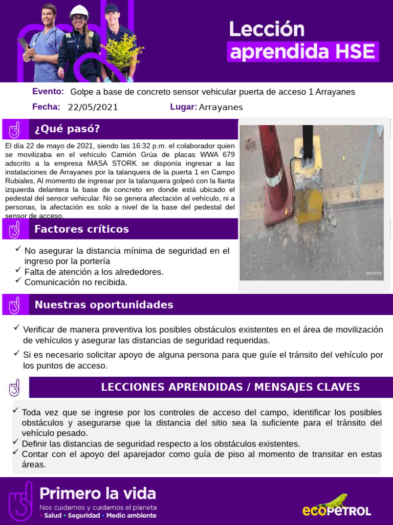 Lección Aprendida | PDF