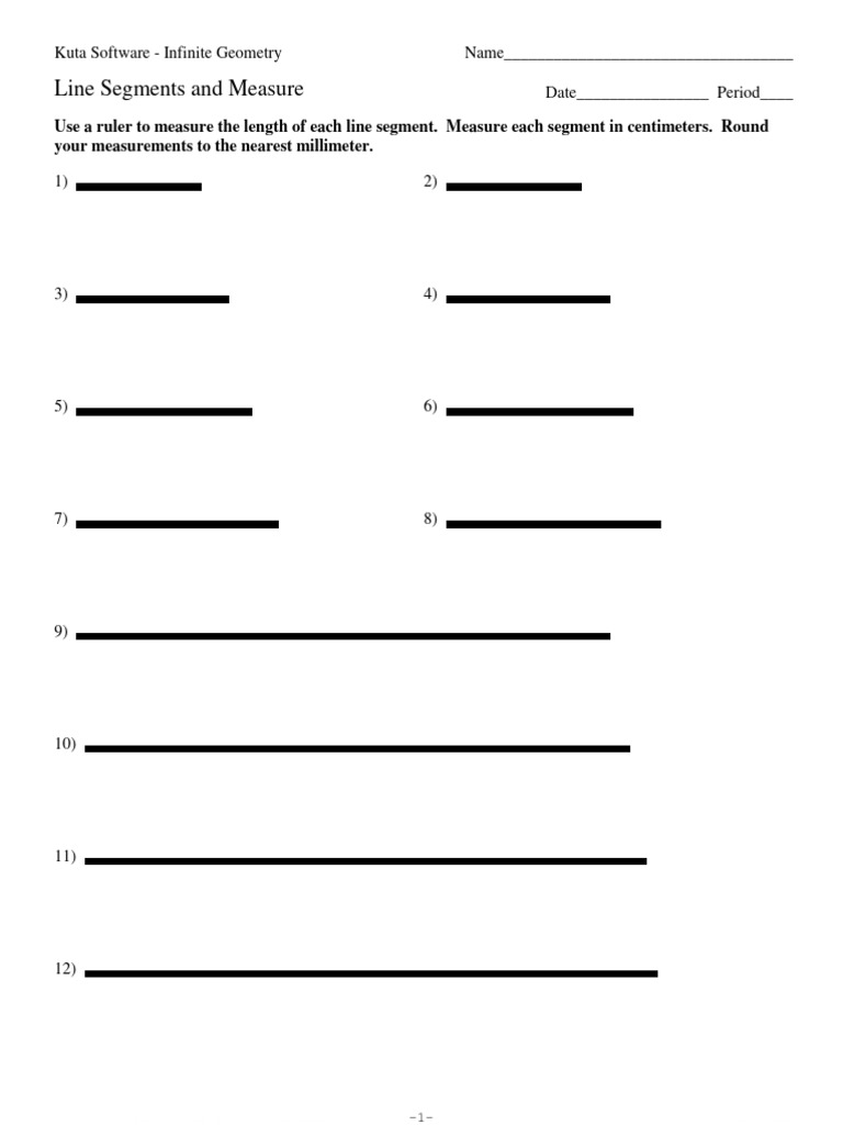 2-Line Segments and Measure CM | PDF | Length