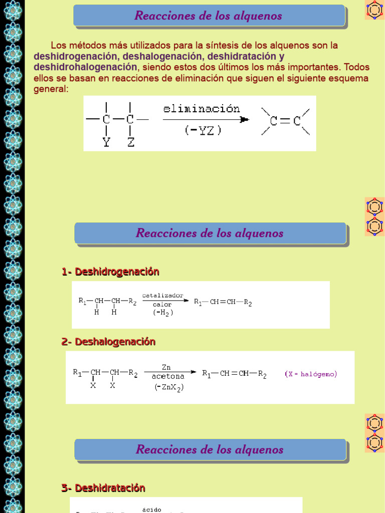 03 Alquenos | PDF | Alqueno | Ácido