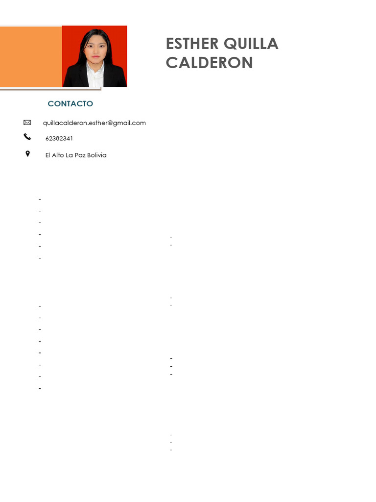 Curriculum 2024-2 | PDF | Contador