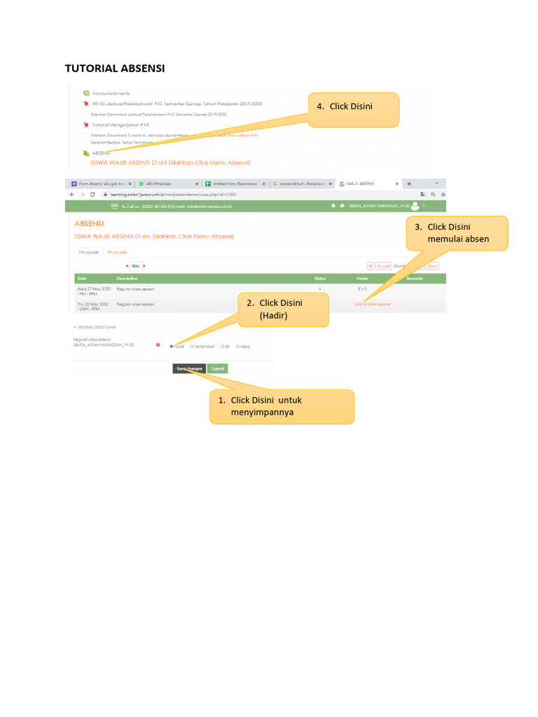 Tutorial Absensi | PDF