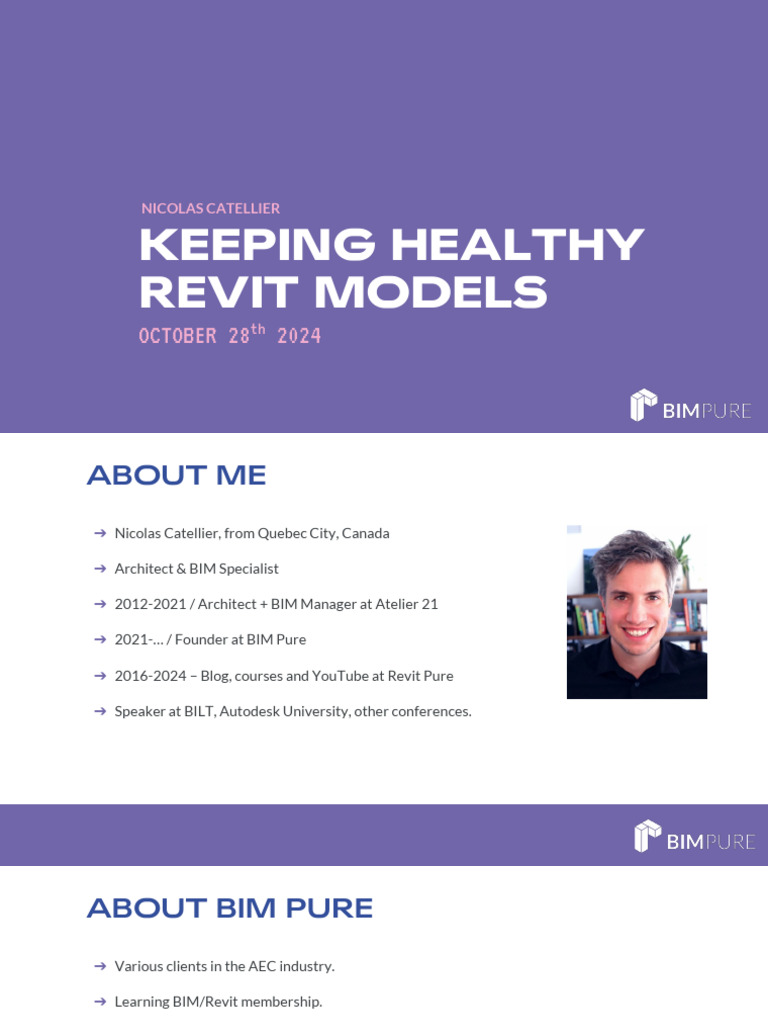 Optimize Revit Model Health Tips | PDF | Autodesk Revit | Computer ...