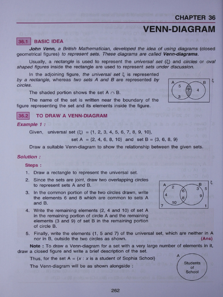 Chapter-36 Venn-Diagram | PDF
