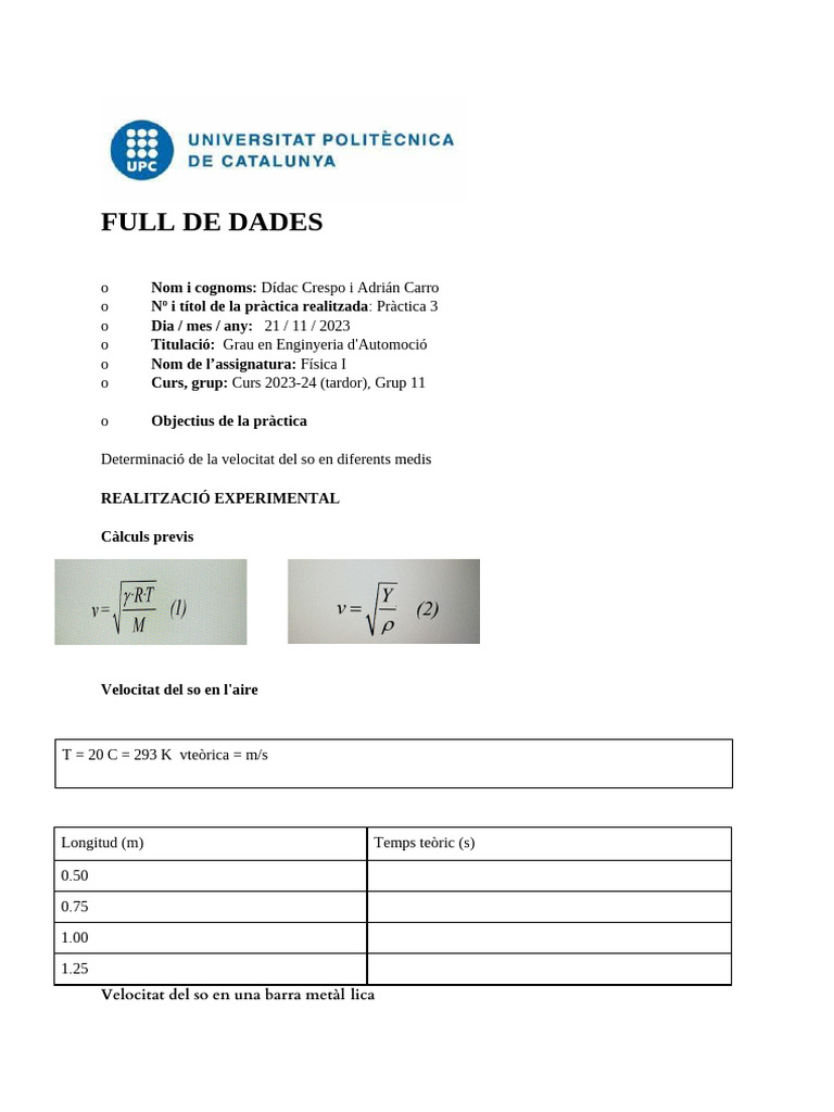 Full de Dades 3 | PDF