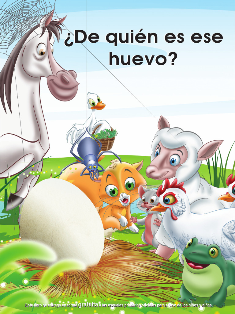 ¿De quién es ese huevo? - Megalibro Infantil | PDF | Aves