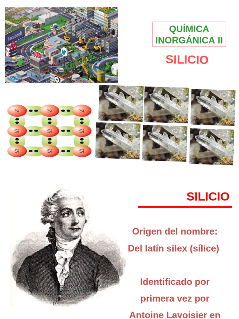 Origen y Usos del Silicio | PDF | Silicio | Lentes