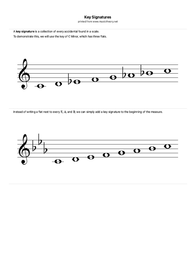 12 - Key Signatures | PDF | Language Arts & Discipline | Teaching ...