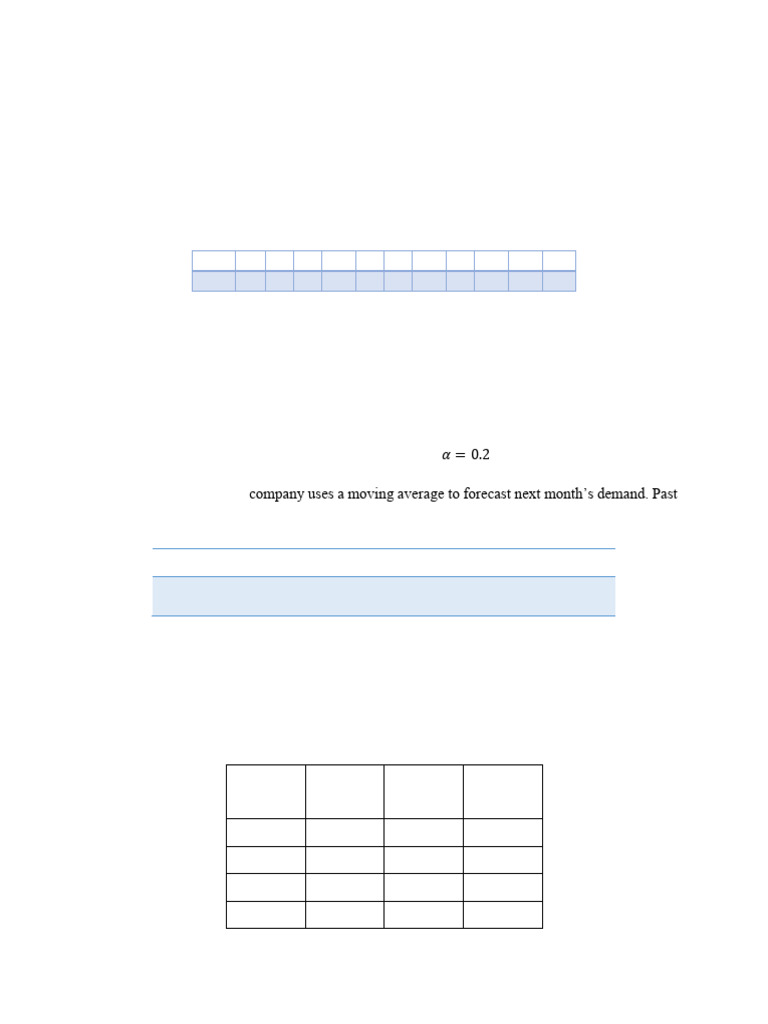 IEng 5241. Assignment 1 | PDF | Moving Average | Forecasting
