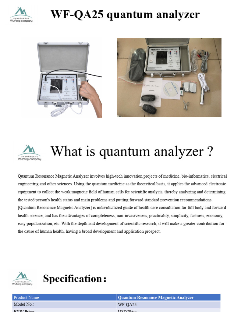 WF-QA25 Quantum Analyzer (2024-10-20 17 - 35 - 35) | PDF | Science ...