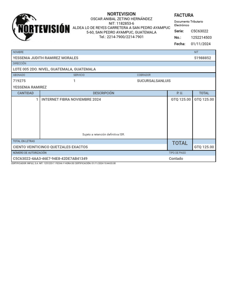 Yessenia Ramirez Noviembre 2024 | PDF